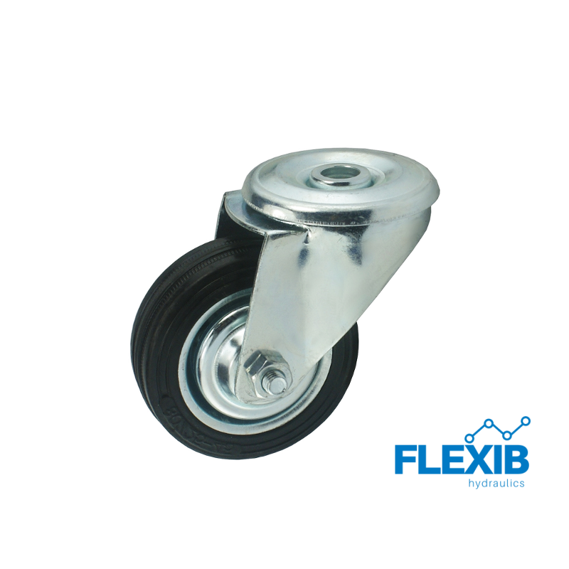 Ratas pöörlev 125mm - Flexib hüdraulika